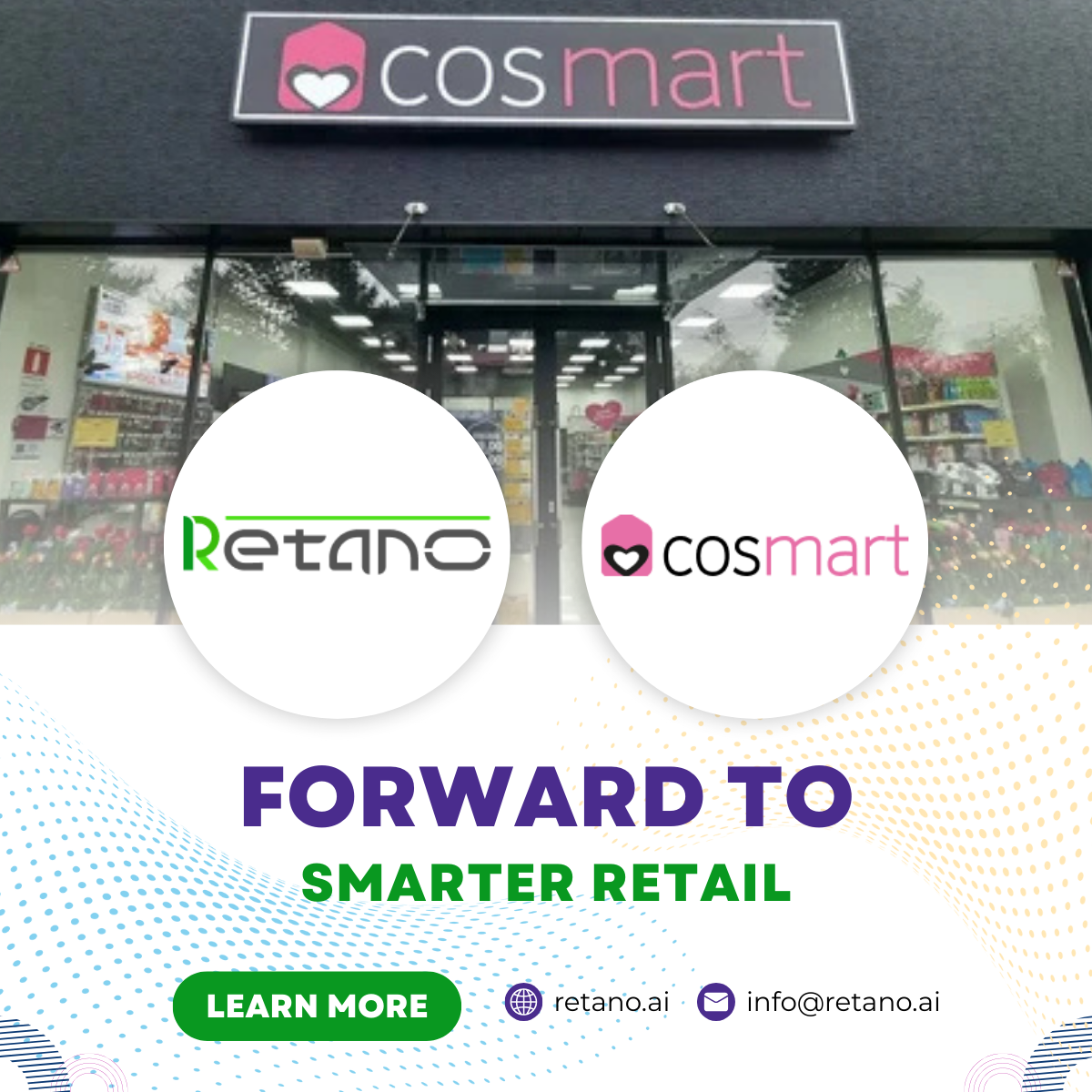 Cosmart Now Operates on Retano ERP - RETANO - AI/ML Solutions for Retail